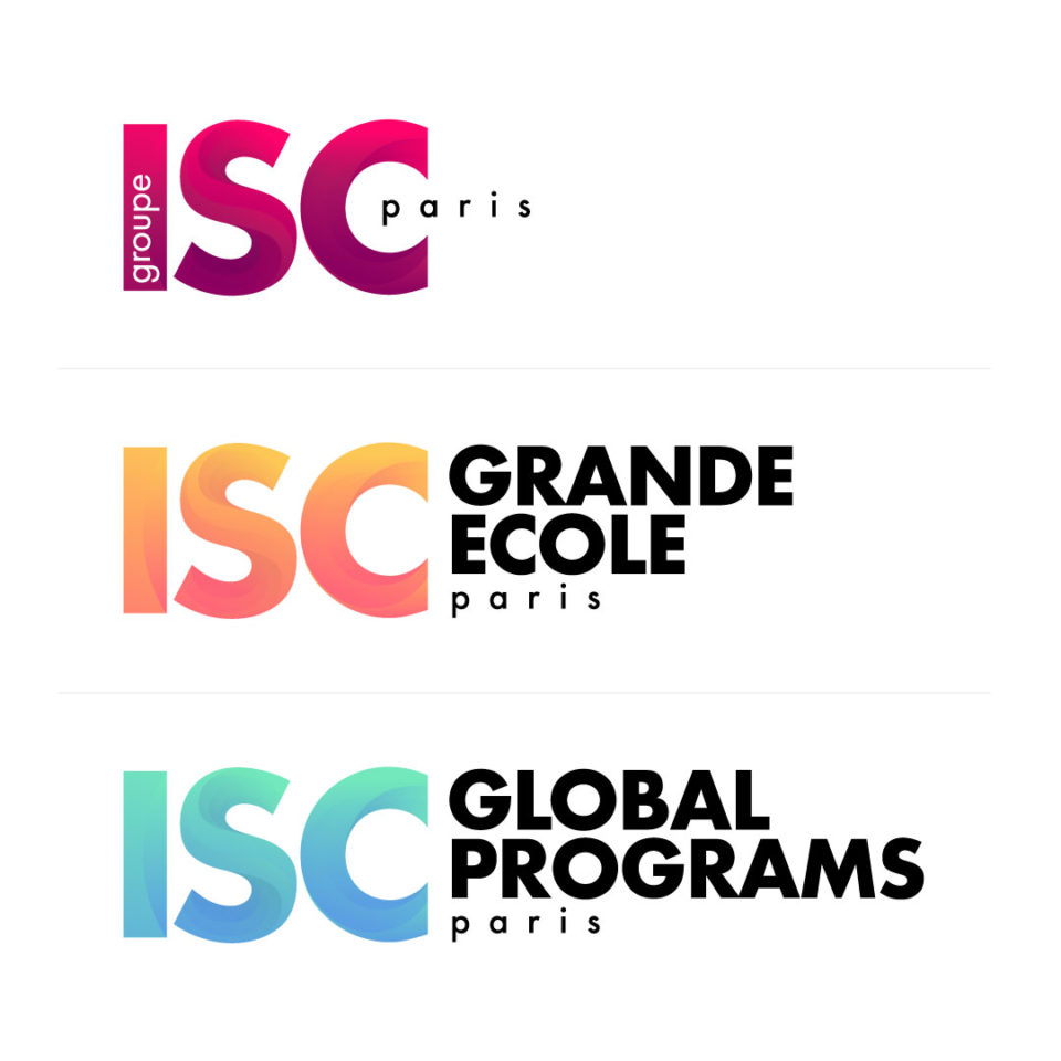Refonte logos & charte graphique ISC Paris